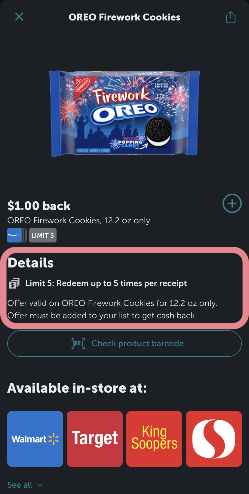 Help: The product barcode does not match. – Ibotta