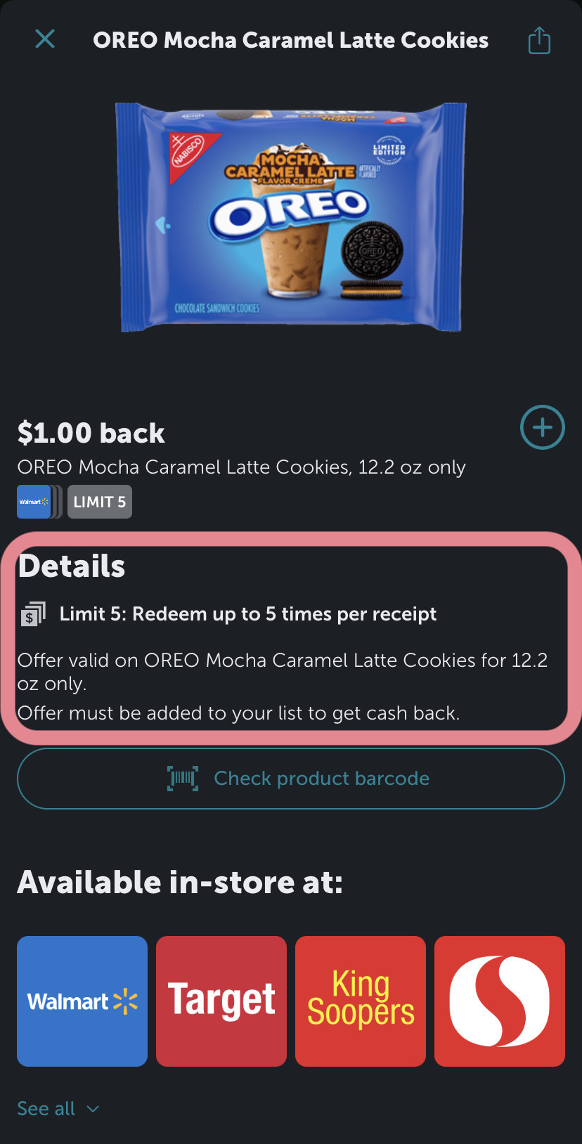 Help: The product barcode does not match. – Ibotta